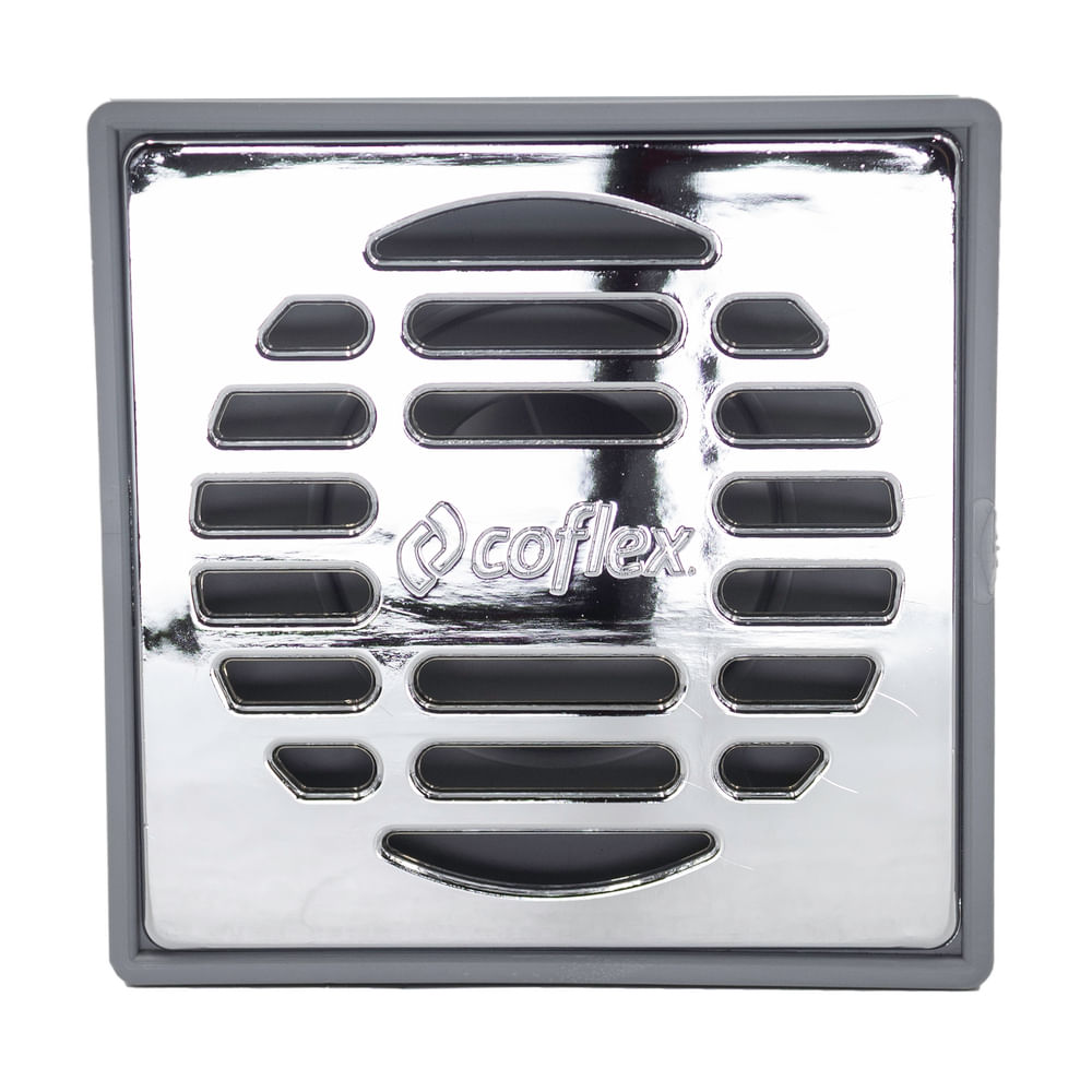 Ceramat - En Línea 016708 COLADERA CUADRADA ABS C/REJILLA CROMADA PC ...