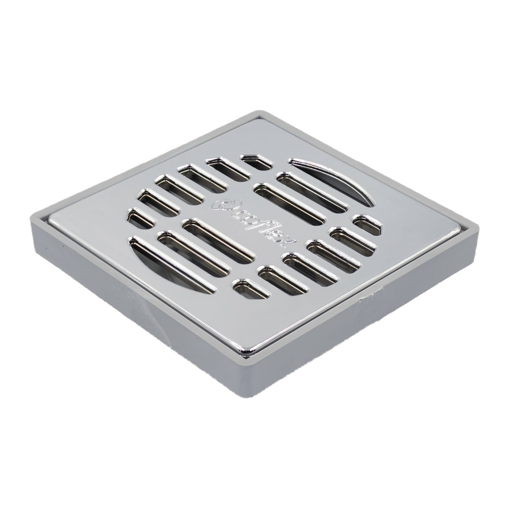 Ceramat - En Línea 016708 COLADERA CUADRADA ABS C/REJILLA CROMADA PC-161 COFLEX