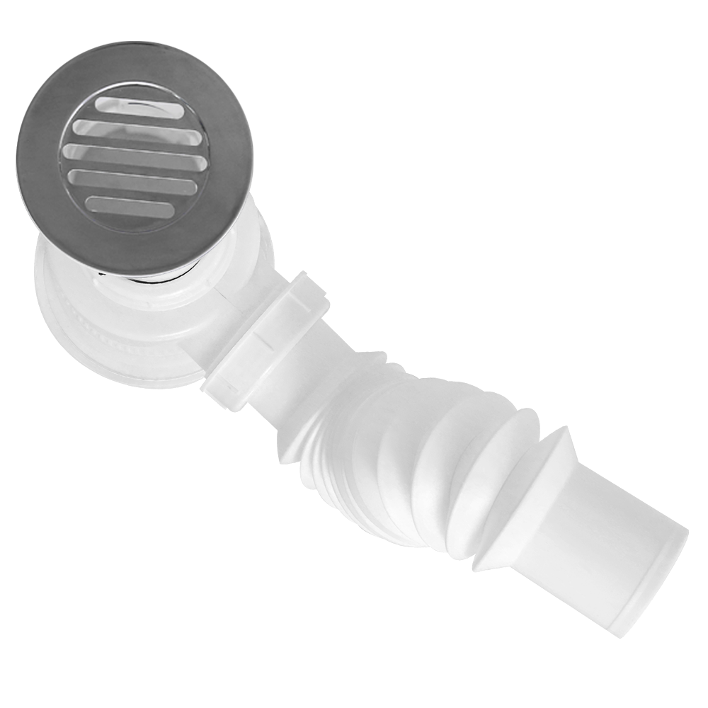 Ceramat - En Línea 06614 CESPOL P/LAVABO PVC FLEXIBLE 2227 C/REG FLEXIMATIC